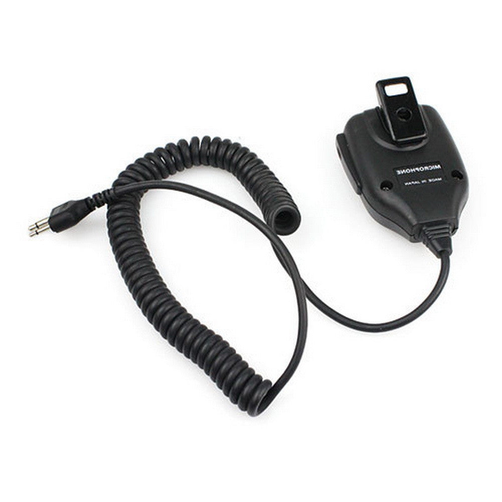 2 Pin Jack Handheld Shoulder Speaker MIC Microphone for ICOM Radios IC ...